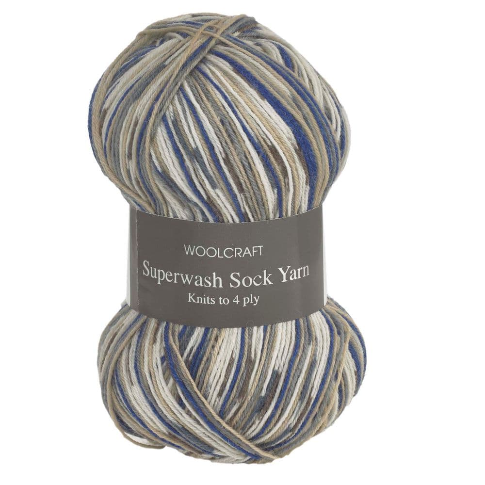 Woolcraft Superwash Sock Wool 4 Ply 102 Vermont 100g