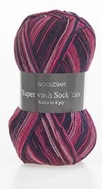 Woolcraft Superwash Sock Wool 4 Ply 984 Paisley 100g