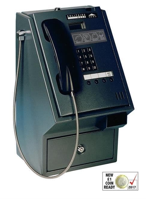 Solitaire 6000 HS Metal payphone comes with Year Guarantee 119