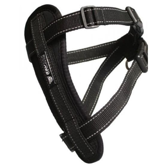 EzyDog Chest Plate Harness | Black small Dog Harnesses