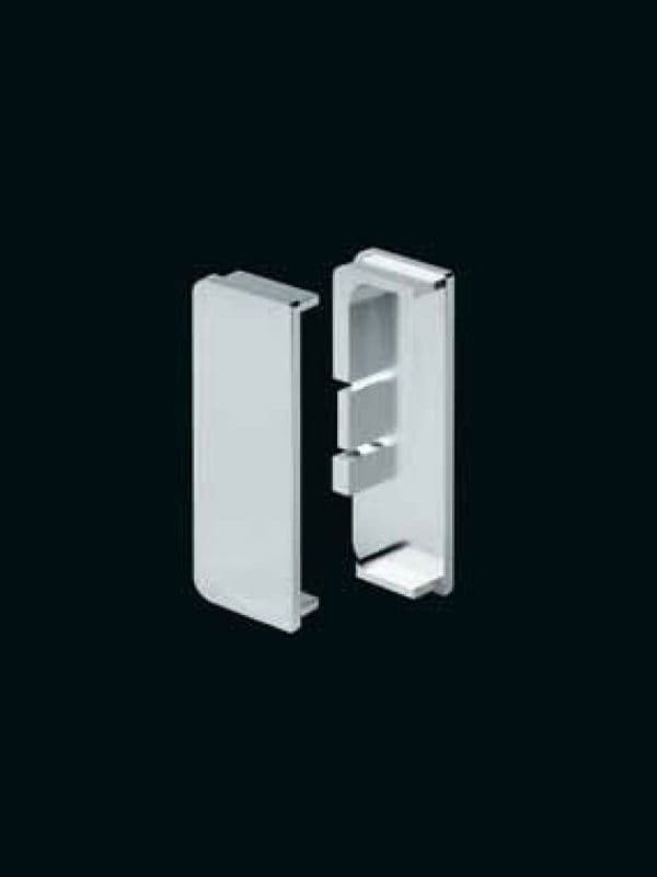 End caps for aluminum mid drawer profiles, pair, 1 left & 1 right hand ...