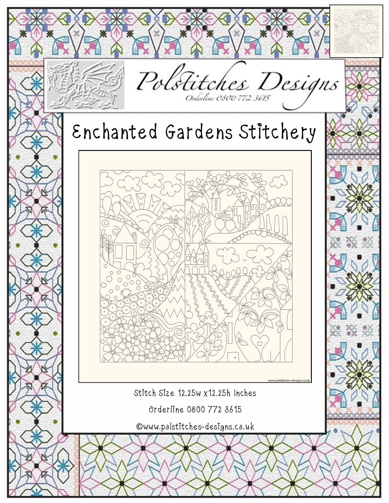 Butterfly Stitchery Panel