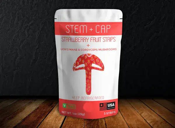 STEM + CAP - Strawberry Fruit Strips - Mushroom Fruit Candy - Culture ...