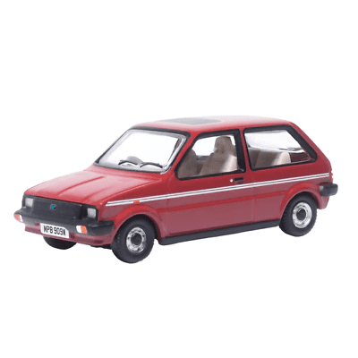 76MET001 Oxford Diecast 1 76 Austin Mini Metro Vermillion Red