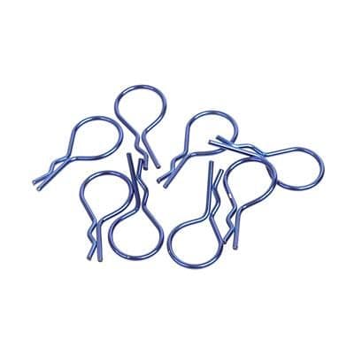CR078 Core RC 1 10 Big Body Clips x8 Metallic Blue