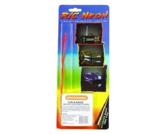 RCN204 R/C Neon Orange Neon License Plate Kit