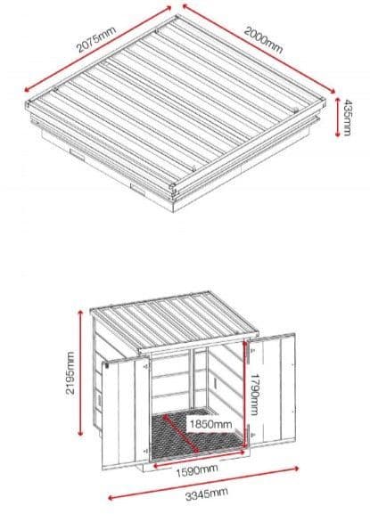 Armorgard FR200-C Forma-Stor COSHH Walk in Storage Units