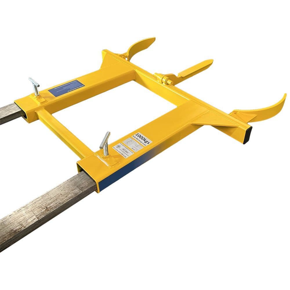 Dual Forklift Drum Grabber