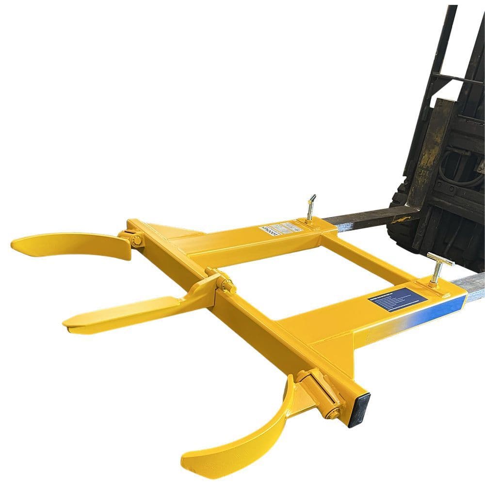 Dual Forklift Drum Grabber