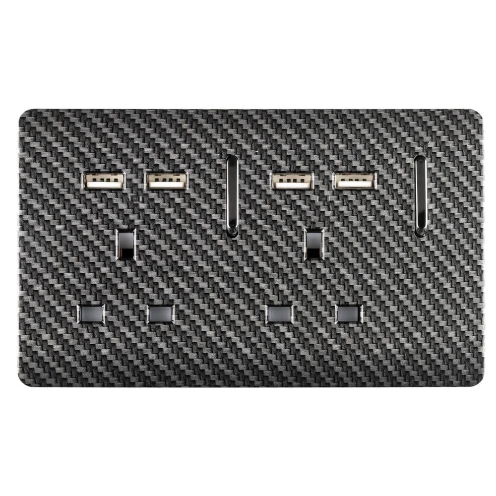Trendi Switch 2 Gang 4 Port USB Spare Faceplate For Modern Designer ...
