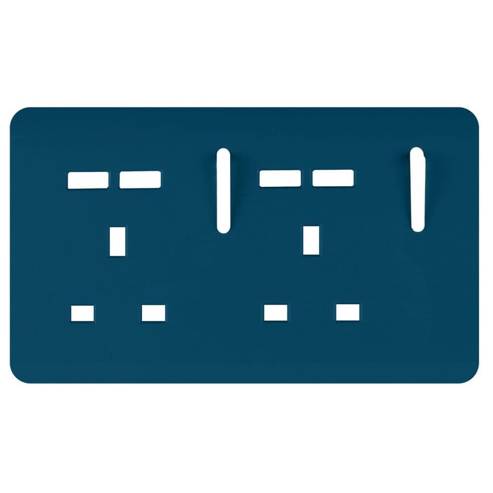 Trendi Switch 2 Gang 4 Port USB Spare Faceplate For Modern Designer ...