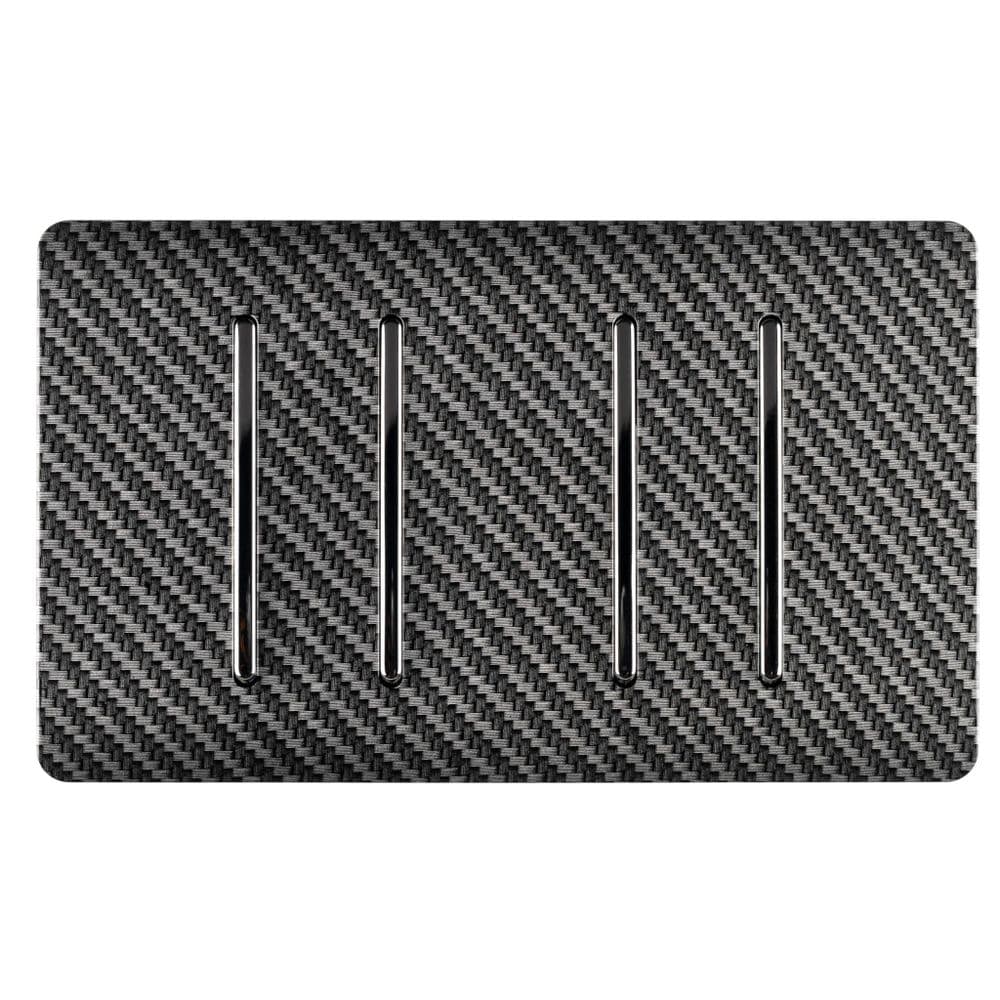 Trendi Switch 4 Gang Spare Twin Faceplate for Modern Designer Light ...