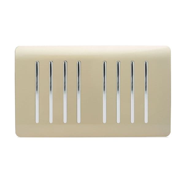 Trendi Switch 8 Gang Spare Faceplate for Modern Designer Light Switch ...