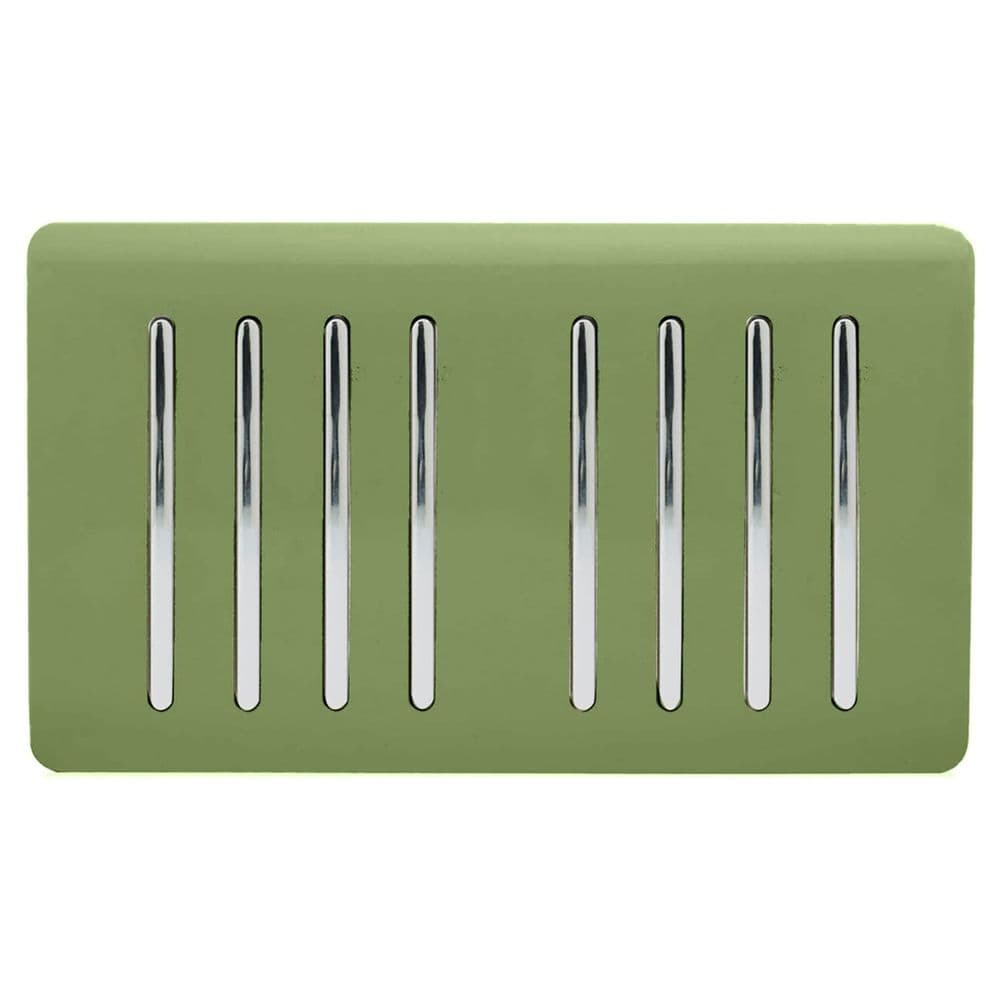 Trendi Switch 8 Gang Spare Faceplate for Modern Designer Light Switch ...