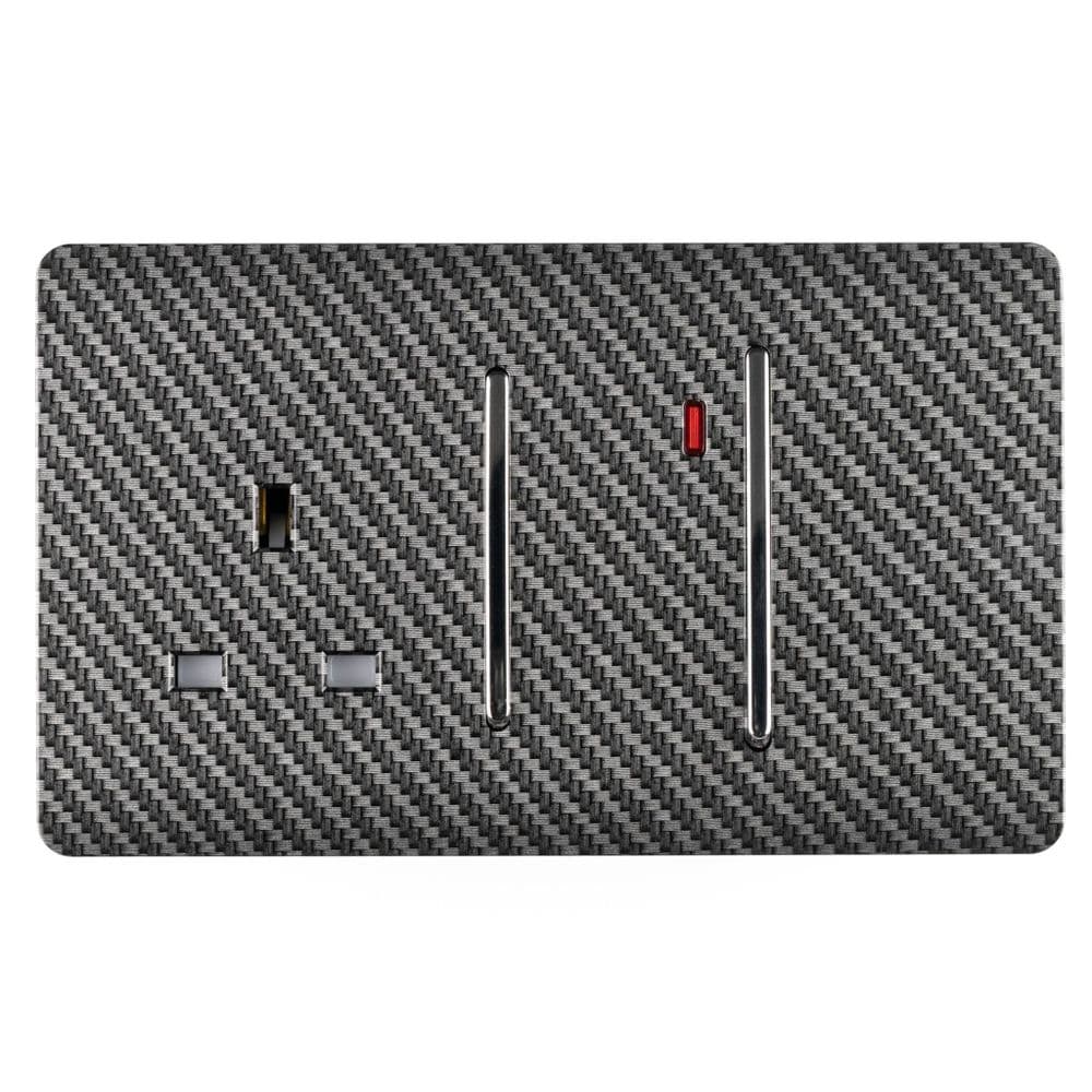 Trendi Switch Spare Faceplate For Cooker Switch & Plug Socket with Neon ...