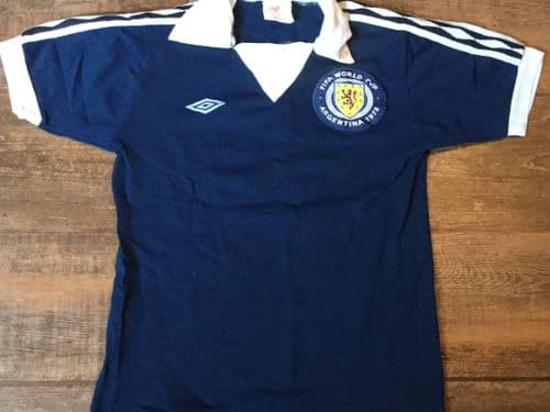 Global Classic Football Shirts | 1978 Scotland Vintage Old Soccer Jerseys