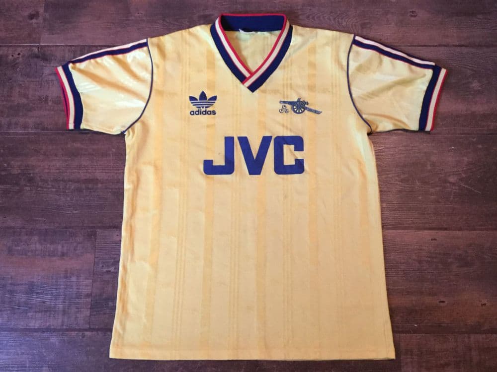 Global Classic Football Shirts | 1986 Arsenal Vintage Retro Old Soccer ...
