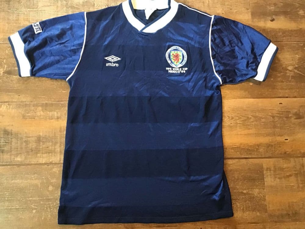 Classic Football Shirts | 1986 Scotland Vintage Old Jerseys