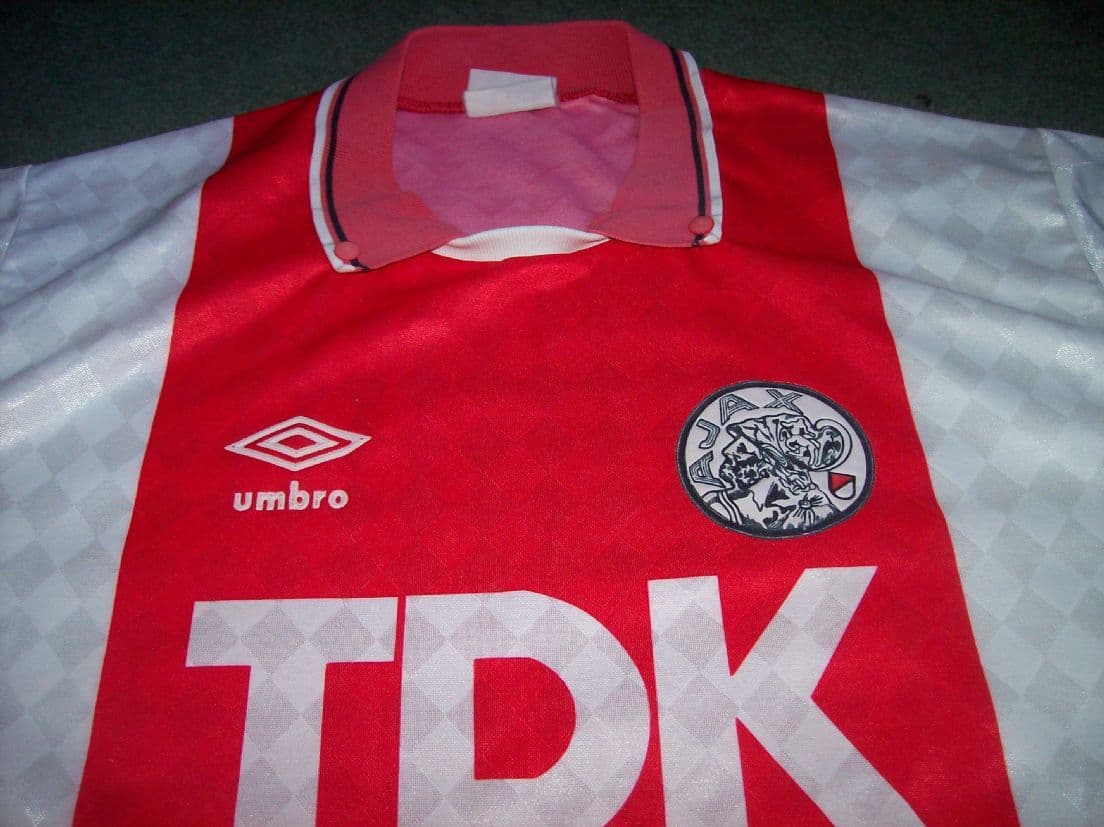 Classic Football Shirts 1989 1991 Ajax Amsterdam Vintage Retro Old ...