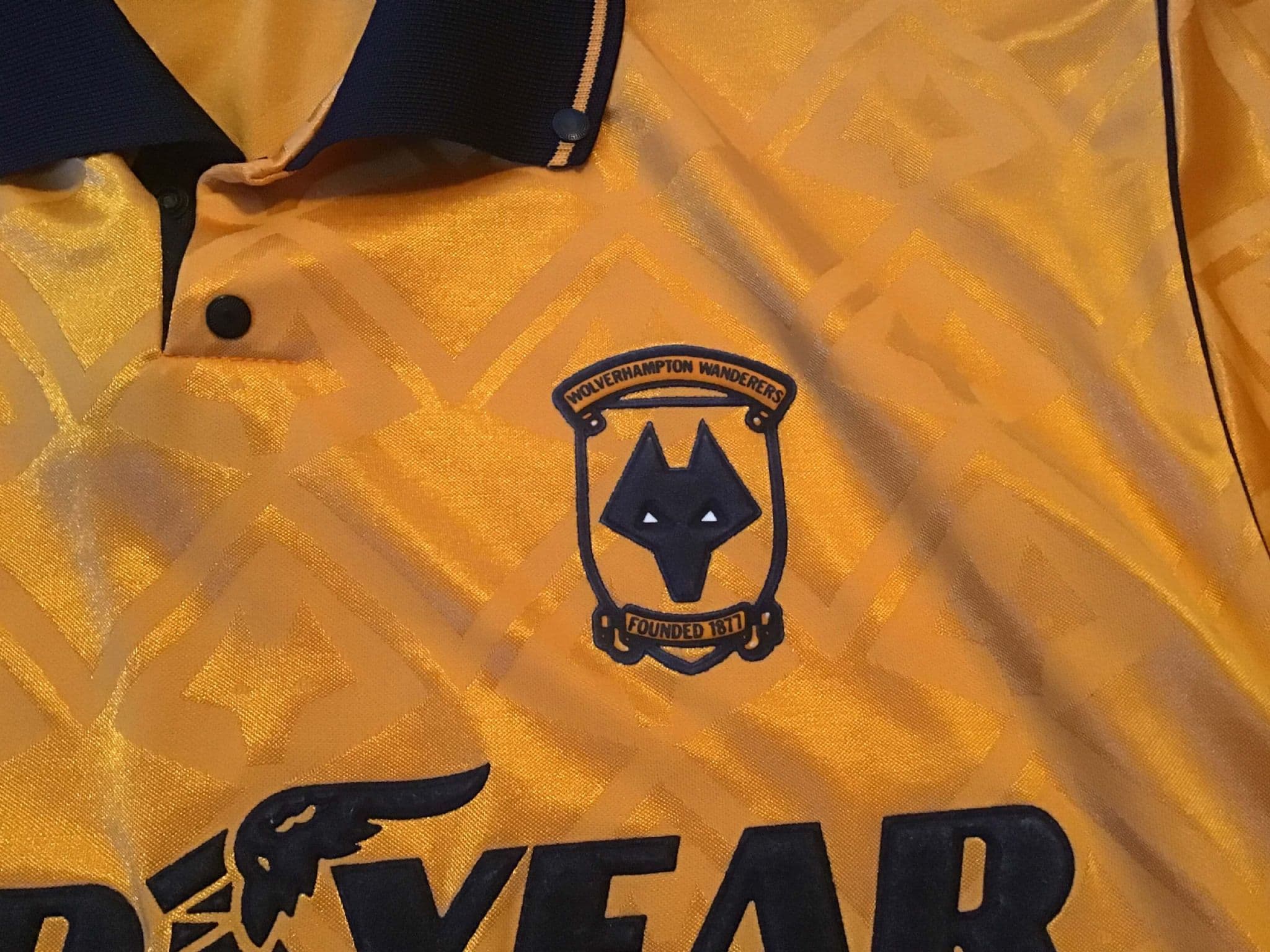 Global Classic Football Shirts | 1990 Wolves Vintage Retro Old Soccer ...
