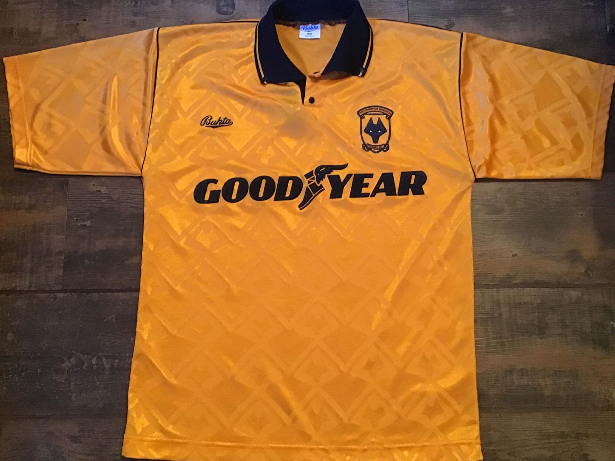 Global Classic Football Shirts | 1990 Wolves Vintage Retro Old Soccer ...
