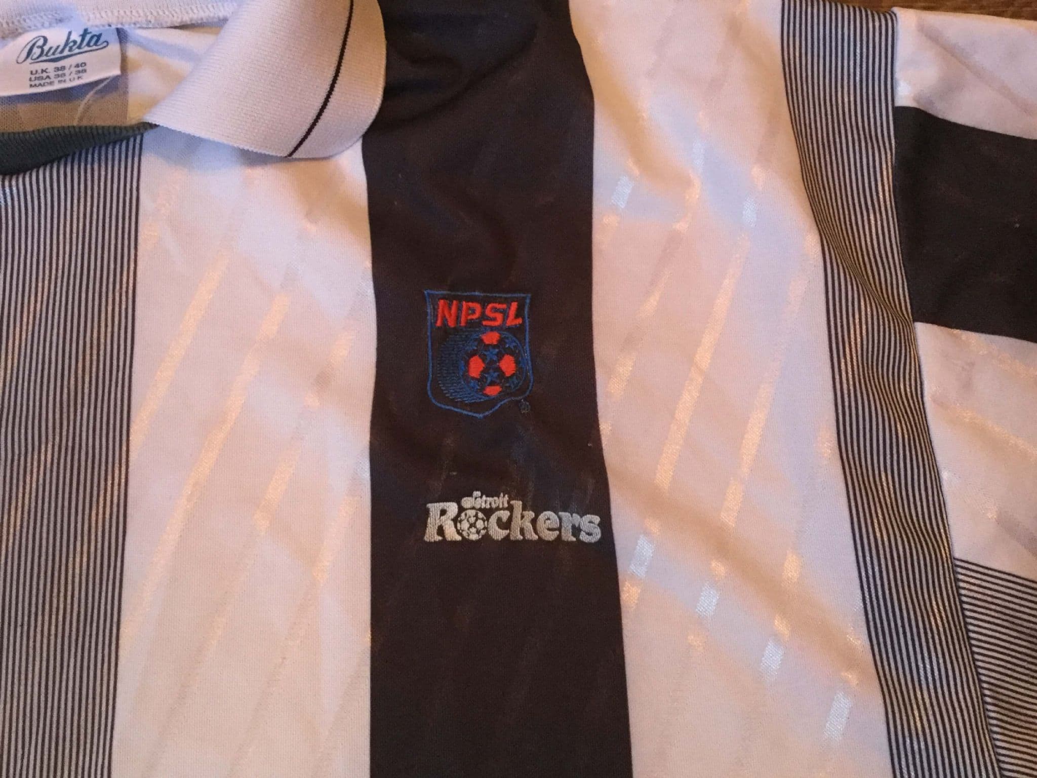 Classic Football Shirts | 1990s Detroit Rockers Vintage Old Jerseys