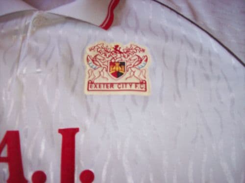 Classic Football Shirts 1991 Exeter City Global Football Shirts Old ...