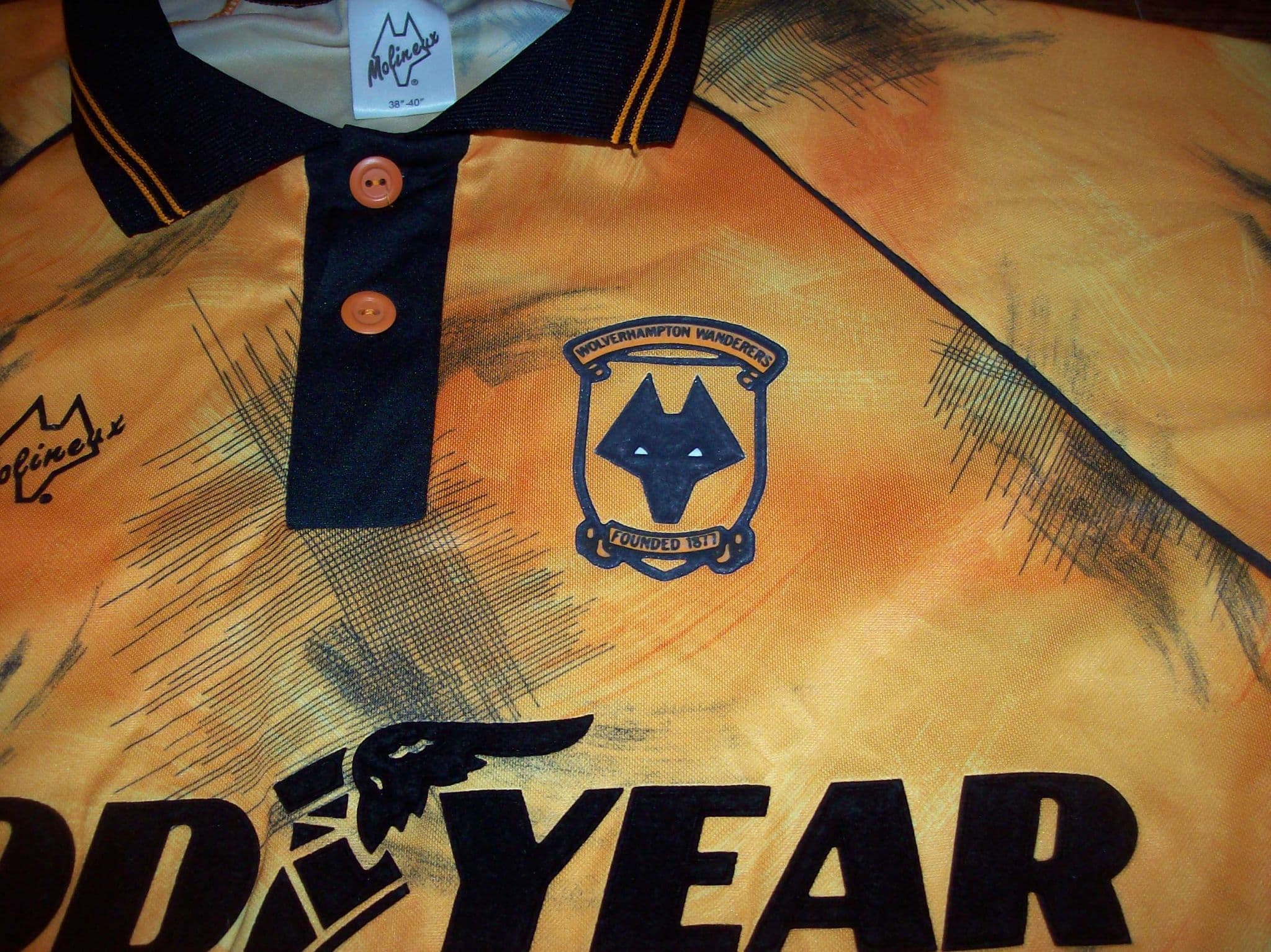 Global Classic Football Shirts | 1992 Wolves Vintage Retro Old Soccer ...