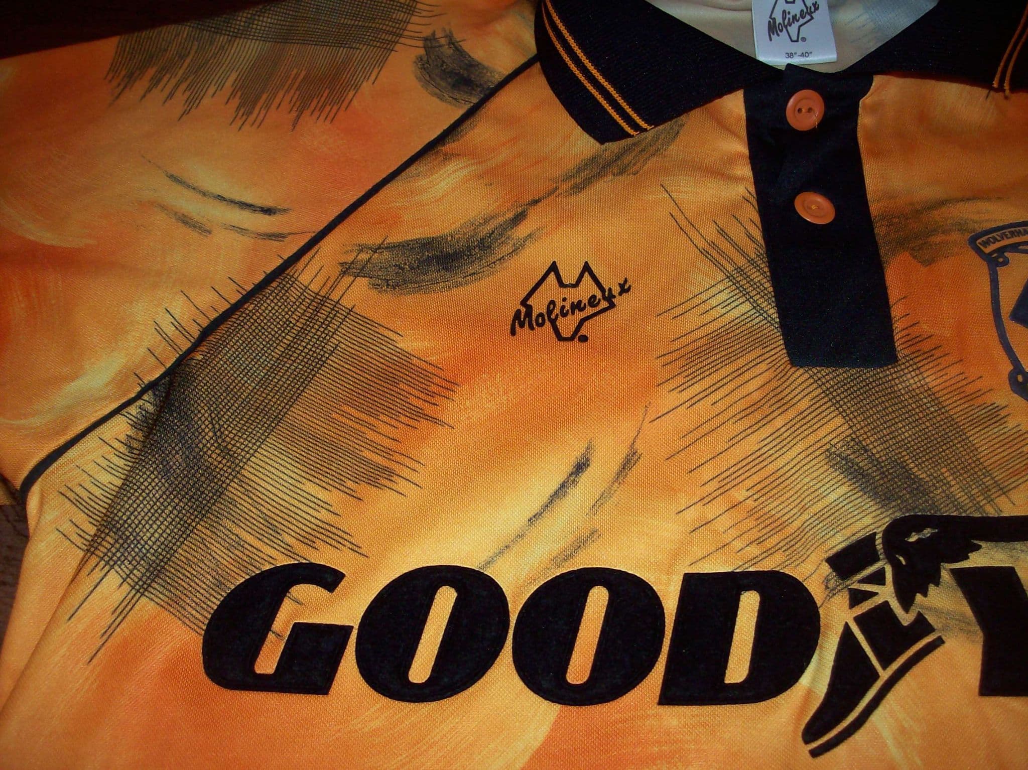 Global Classic Football Shirts | 1992 Wolves Vintage Retro Old Soccer ...