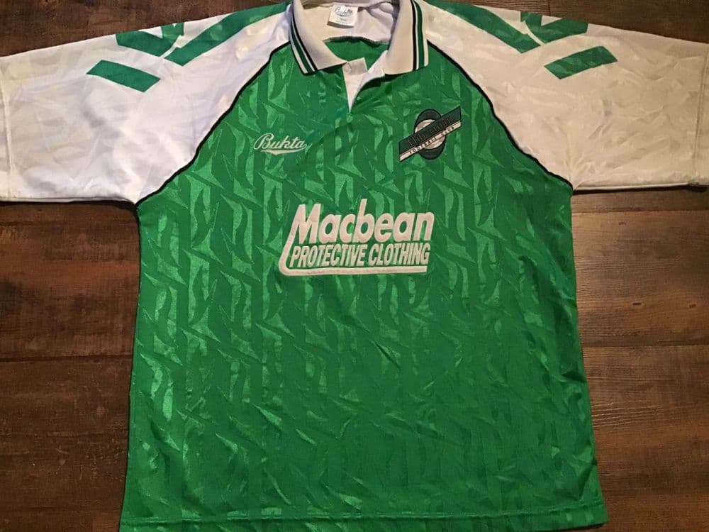 Classic Football Shirts | 1993 Hibs Vintage Old Soccer Jerseys