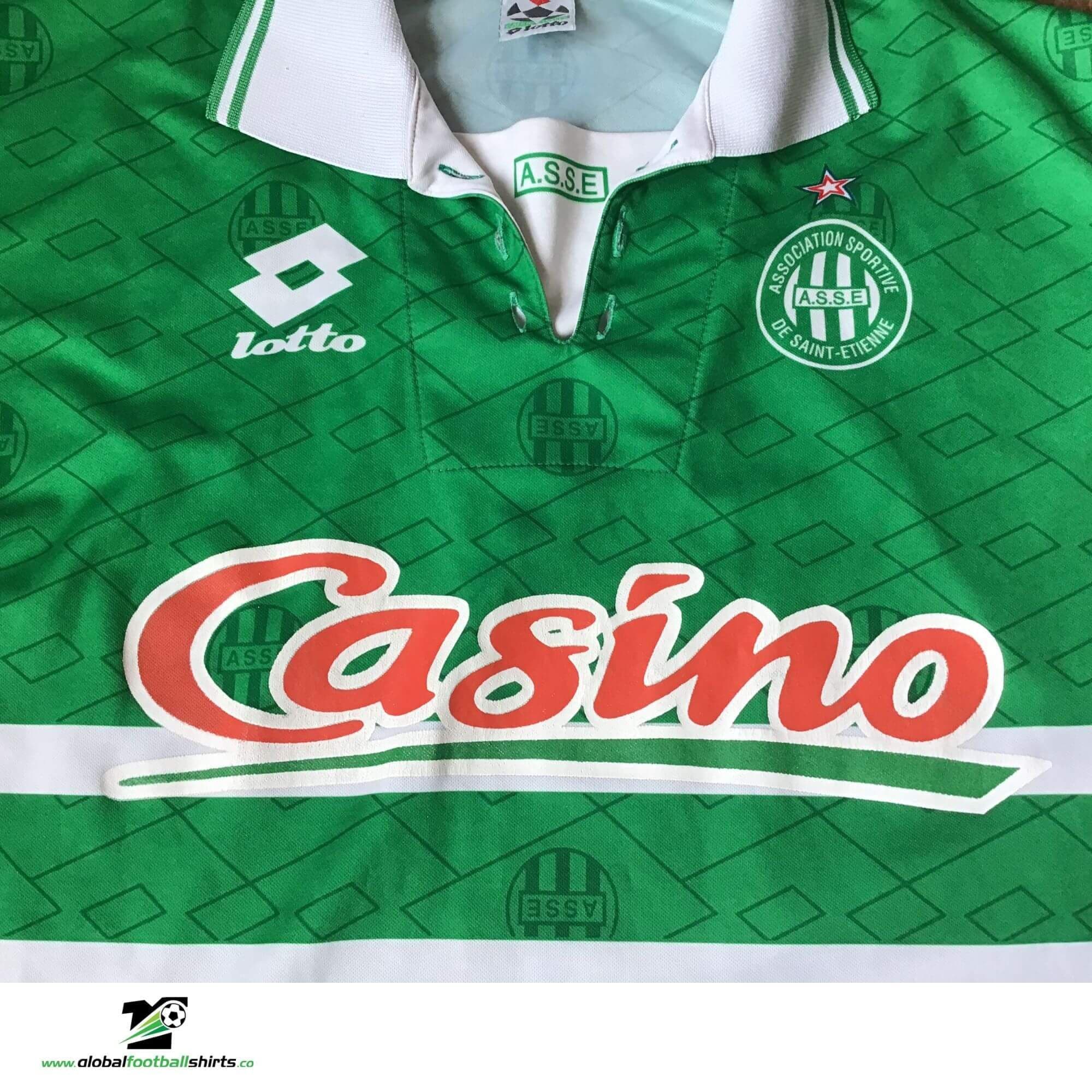 Global Classic Football Shirts | 1994 Saint Etienne Vintage Old Soccer ...