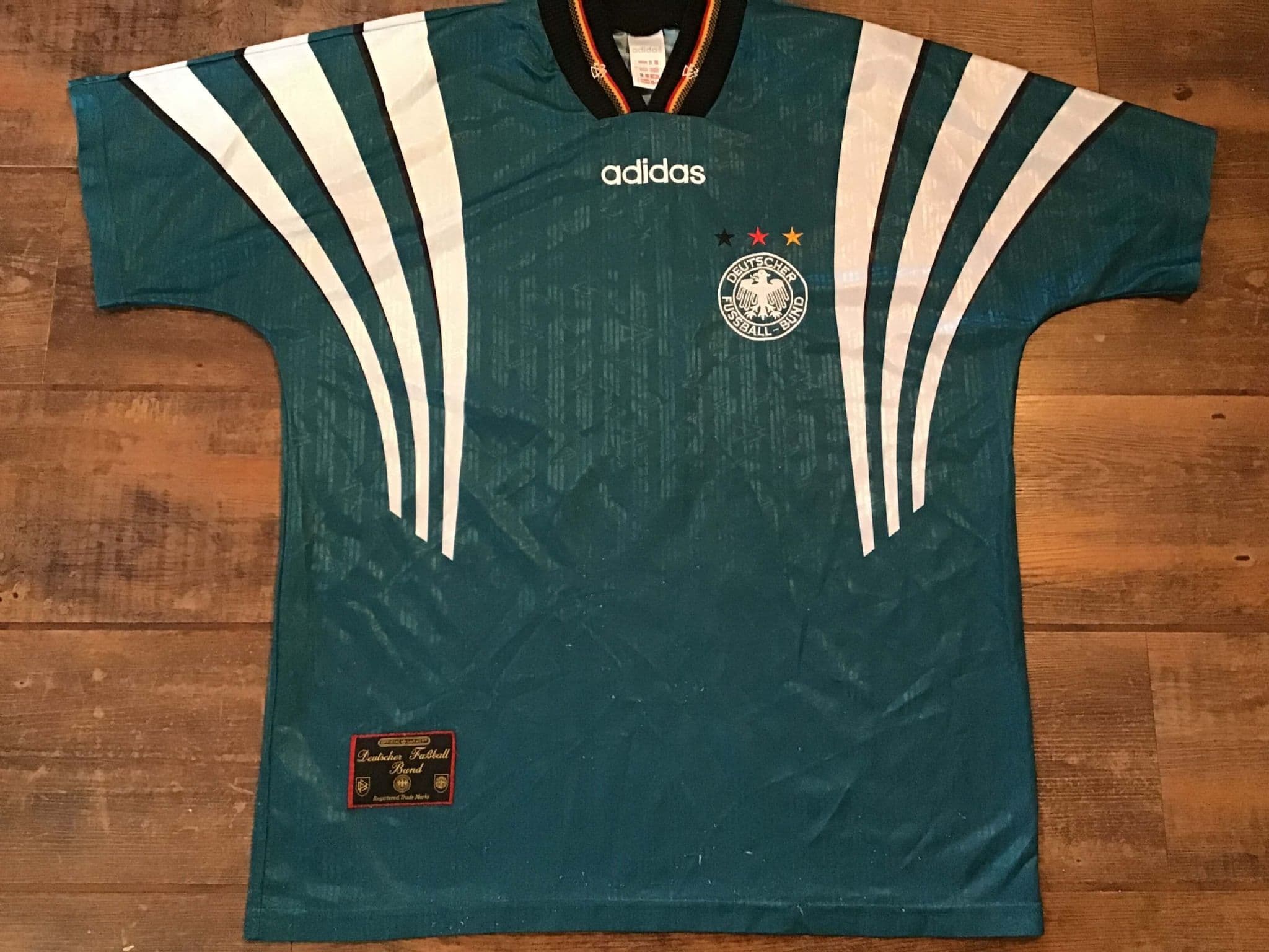 1996 1998 Germany Away Football Shirt Large
