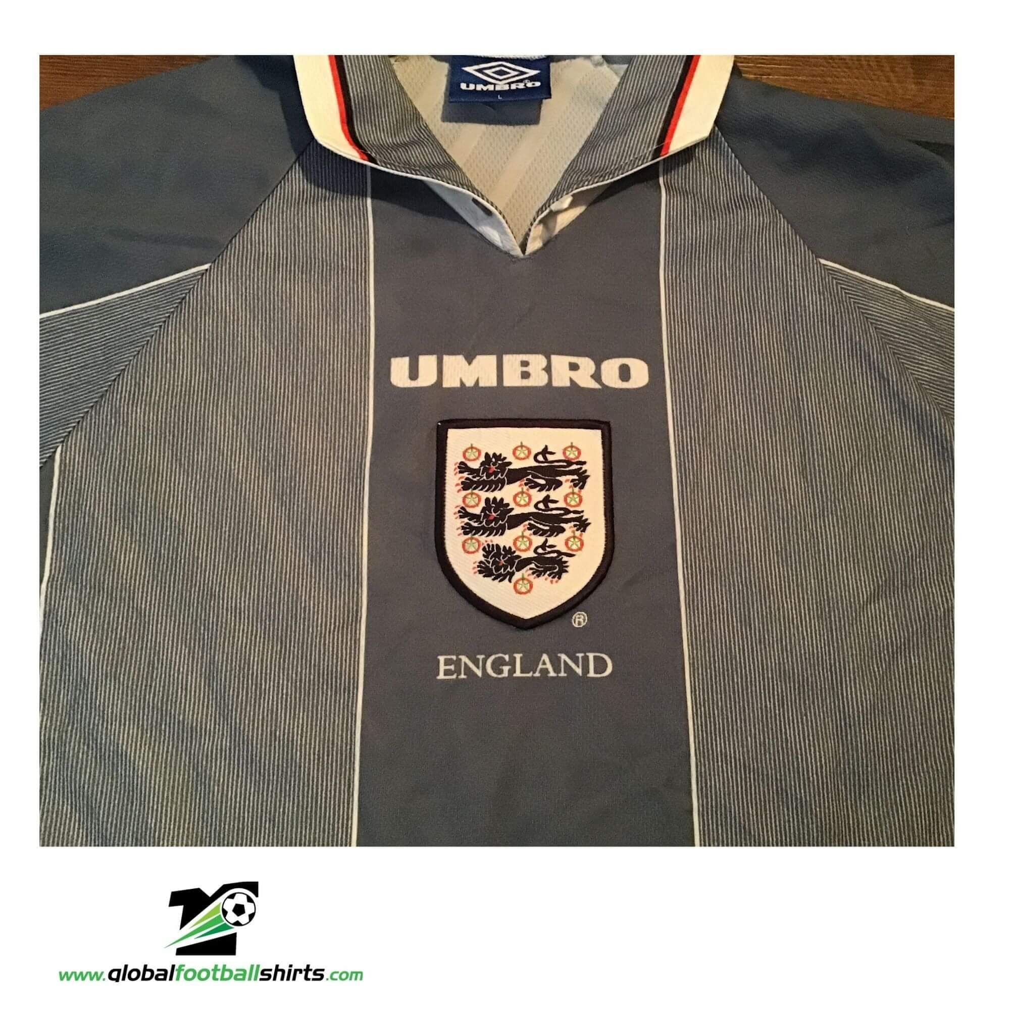 Classic Football Shirts | 1996 England Vintage Old Jerseys