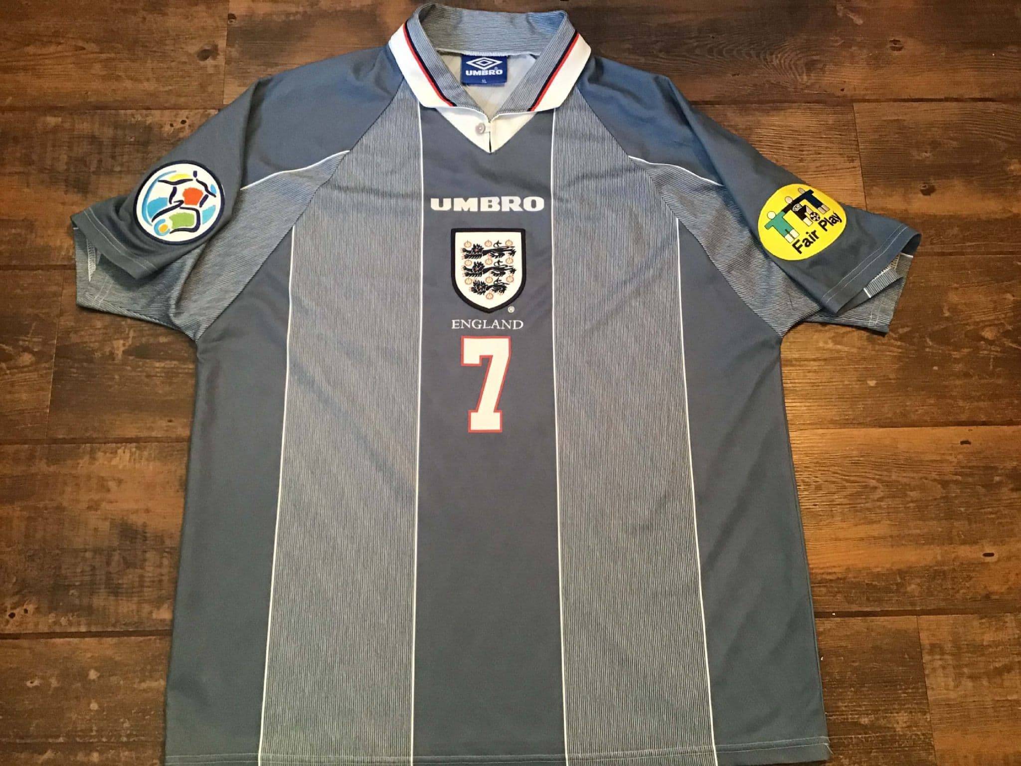 Classic Football Shirts | 1996 England Vintage Old Jersey