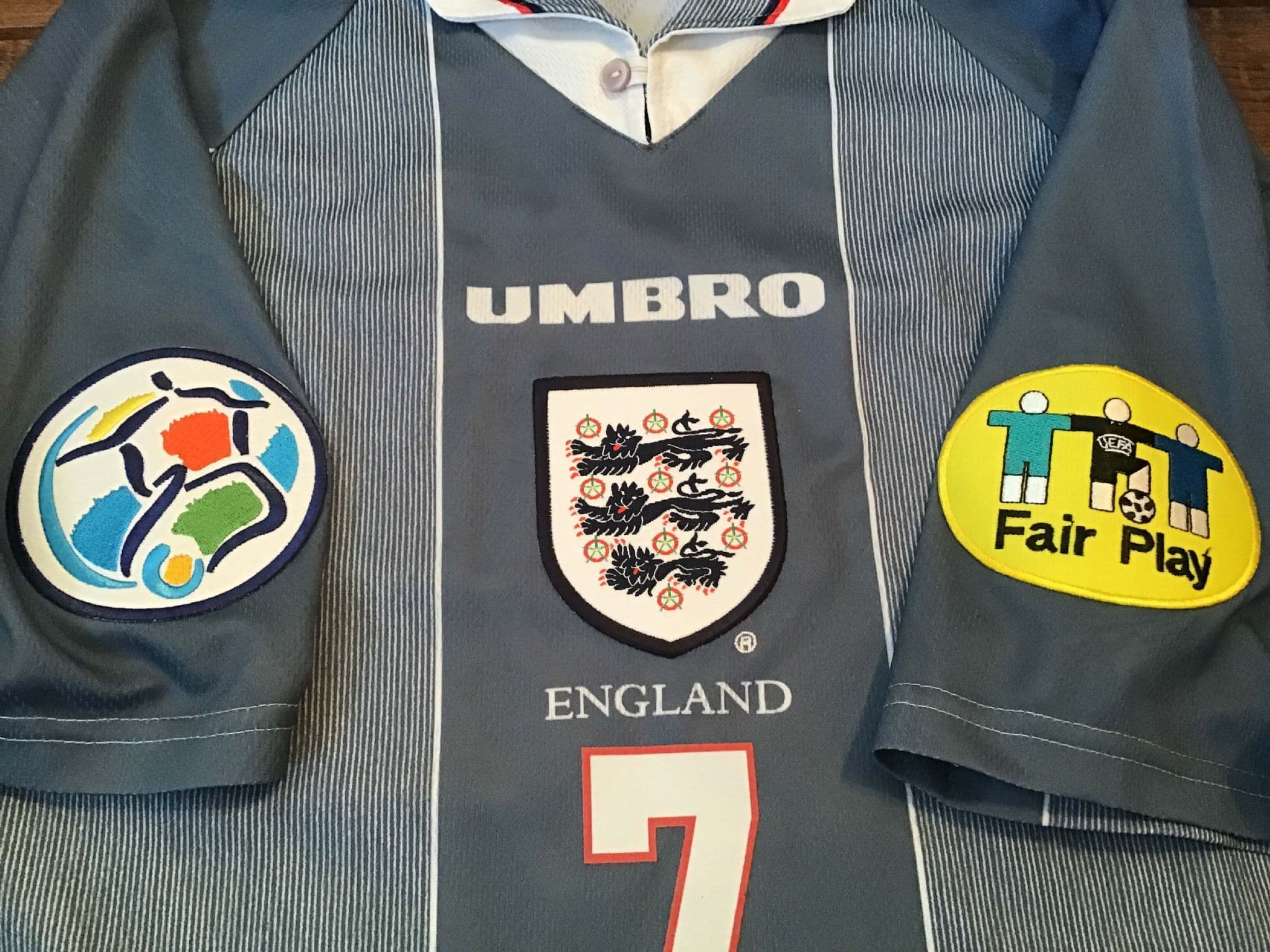 Classic Football Shirts | 1996 England Vintage Old Jersey