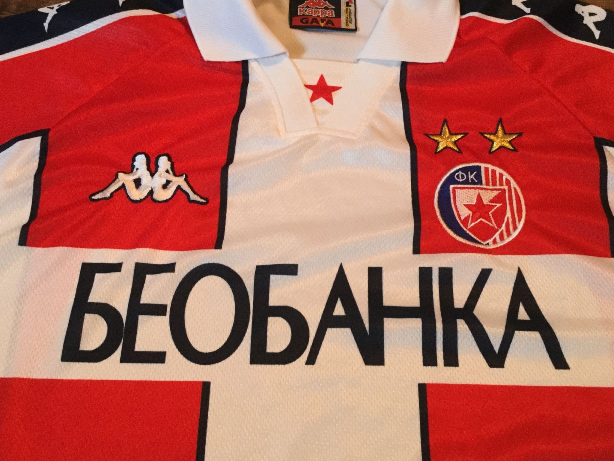 Global Classic Football Shirts | 1997 Red Star Belgrade Vintage Old ...