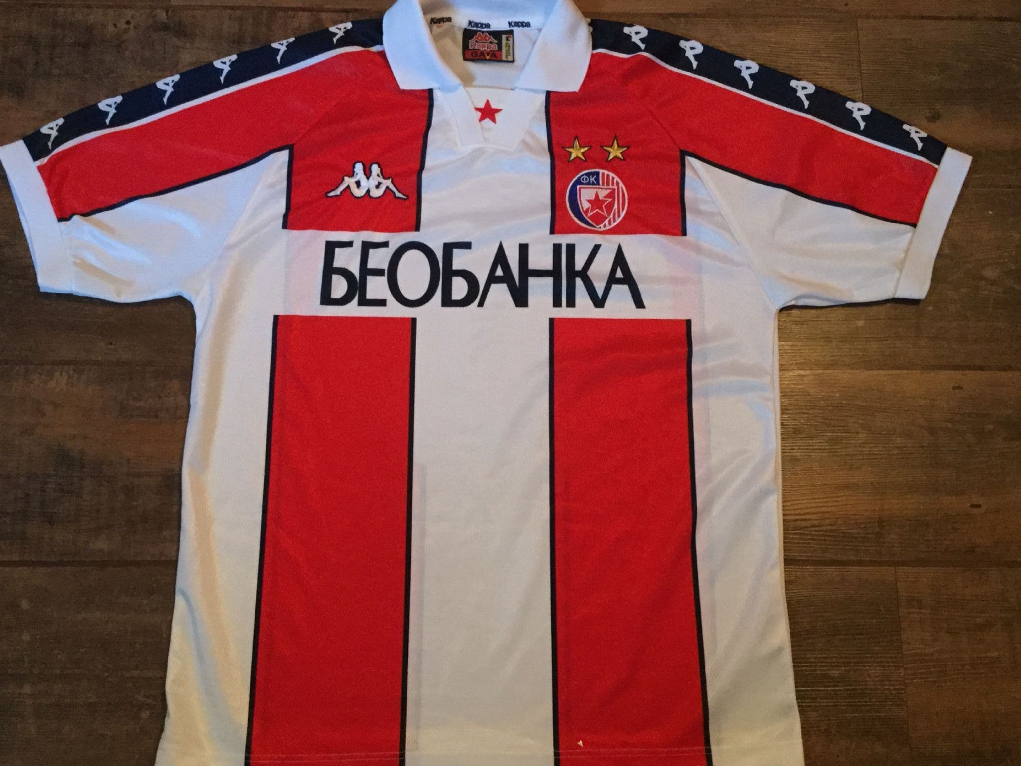 Global Classic Football Shirts | 1997 Red Star Belgrade Vintage Old ...