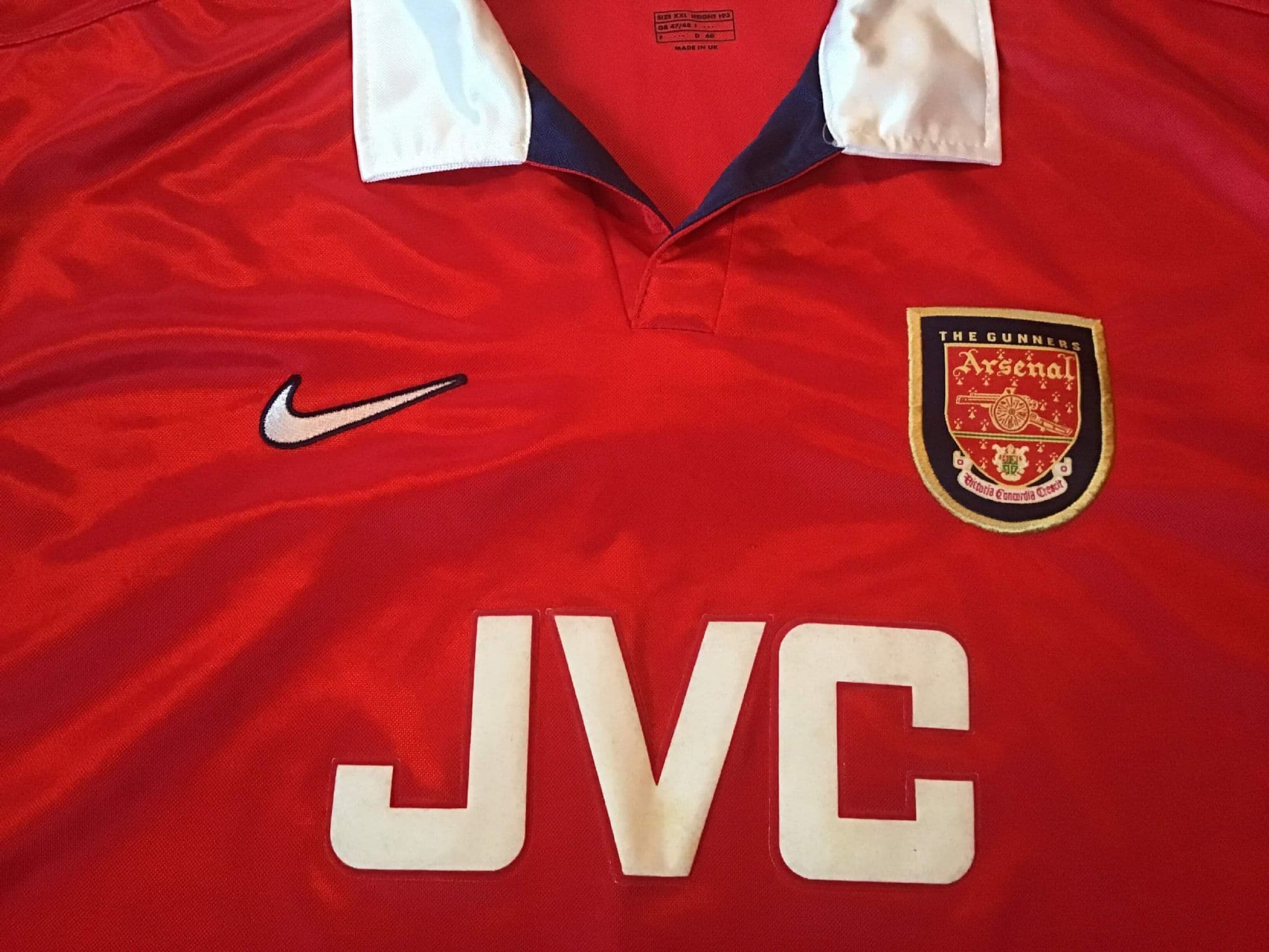 Global Classic Football Shirts | 1998 Arsenal Vintage Soccer Jerseys
