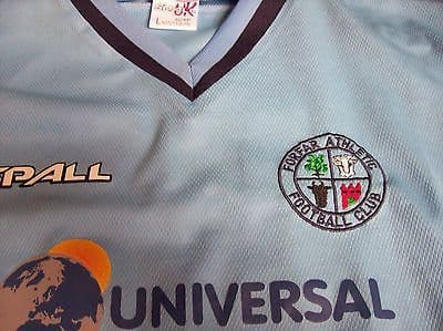 2001 2002 Forfar Athletic Match worn 17 L/s Football Shirt Top Scotland