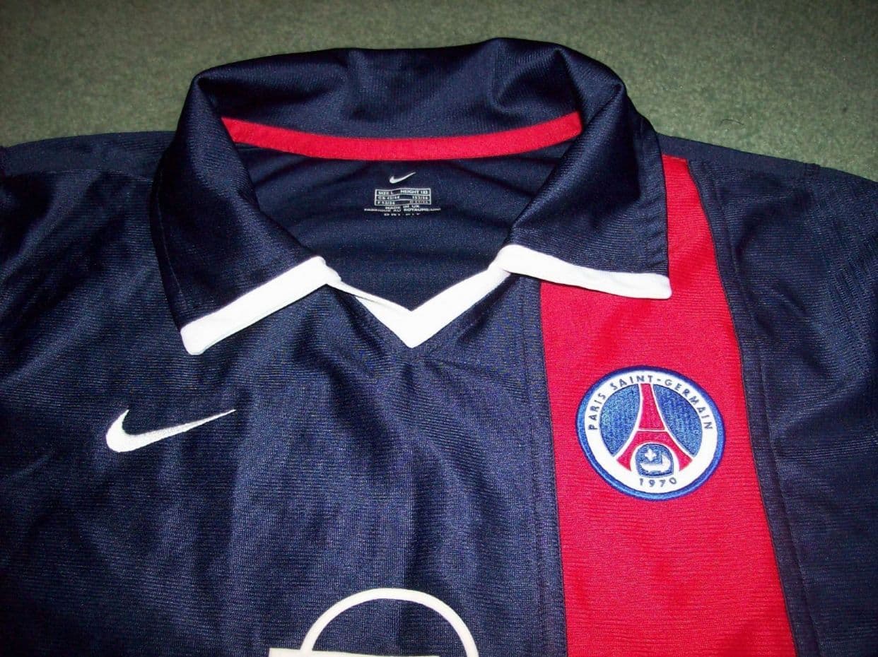 2001 2002 PSG Paris Saint Germain L/s Home Football Shirt Adults Large ...