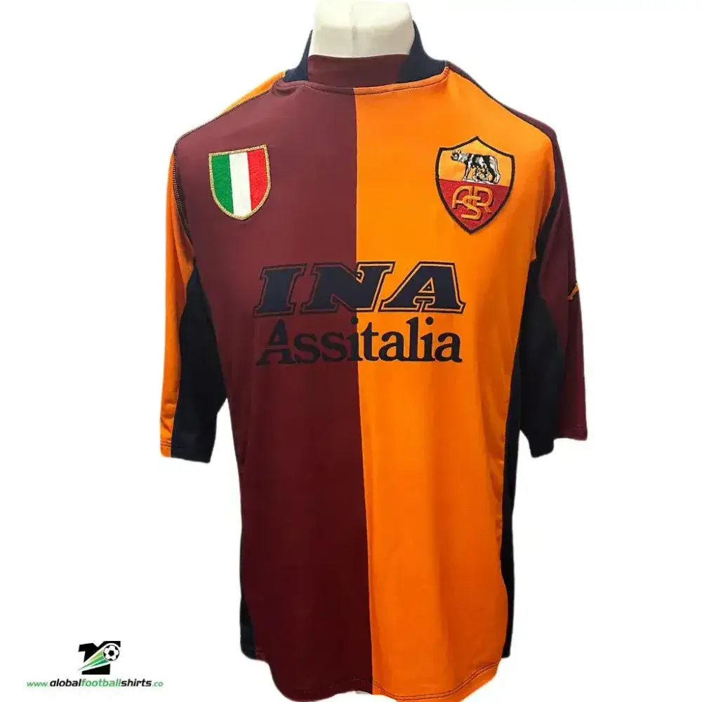 Global Classic Football Shirts | 2001 Roma Vintage Old Soccer Jerseys