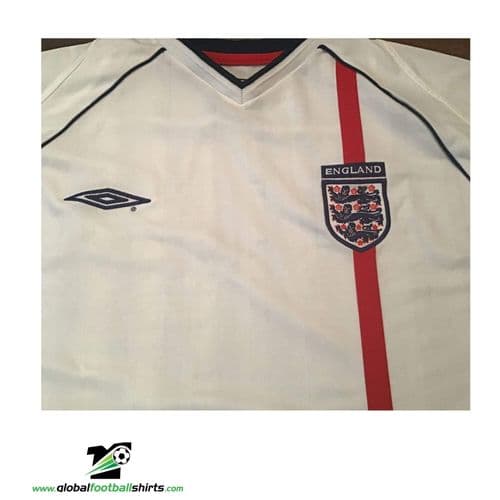 Classic Football Shirts | 2001 England Vintage Old Jerseys