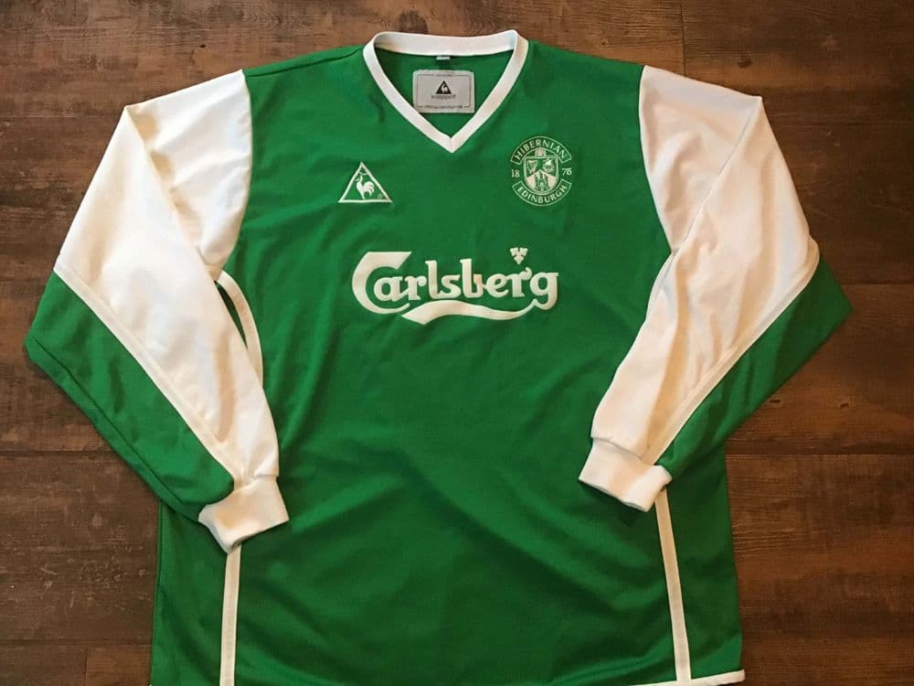 Classic Football Shirts | 2002 Hibs Vintage Old Soccer Jerseys