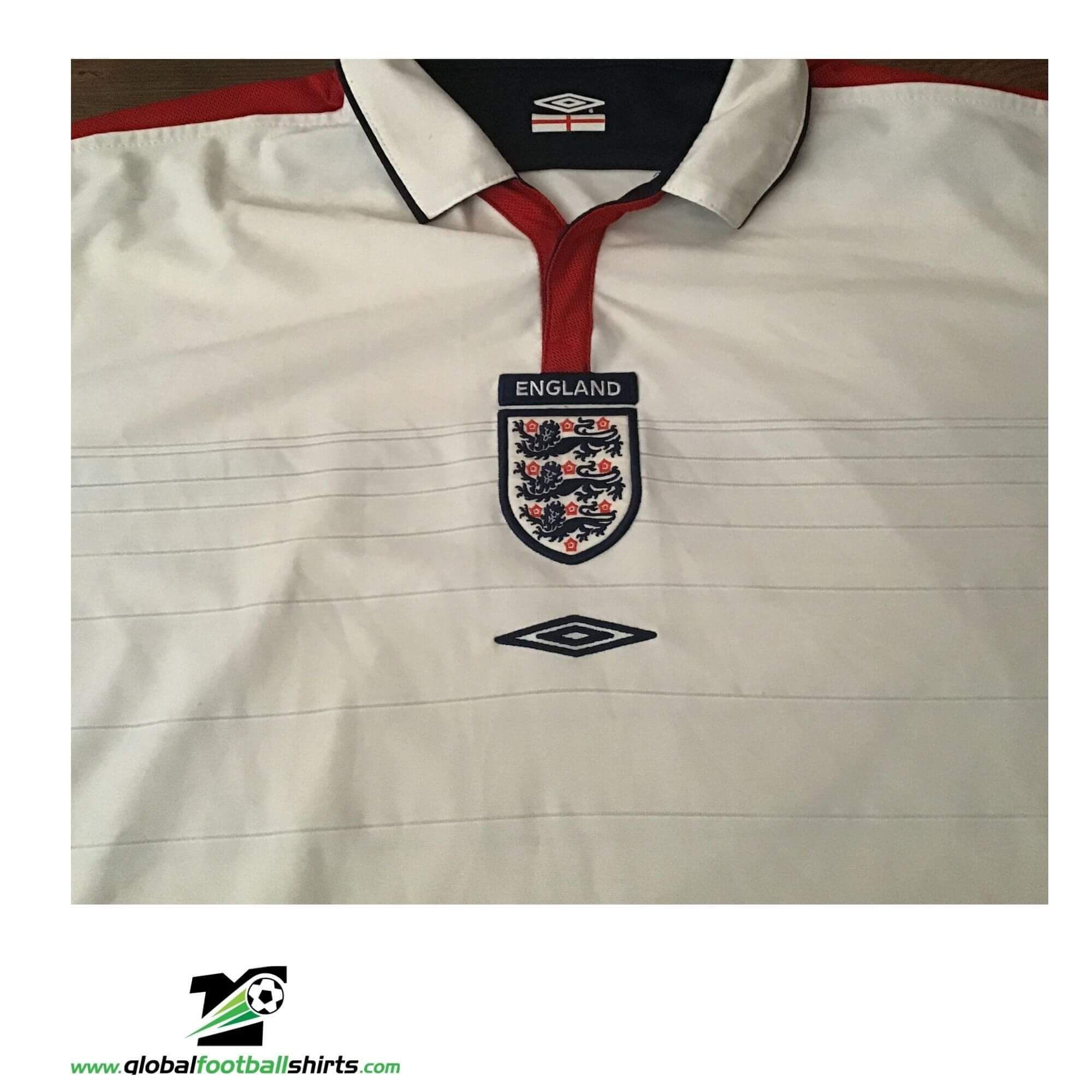 Classic Football Shirts | 2003 2005 England Vintage Old Soccer Historic ...