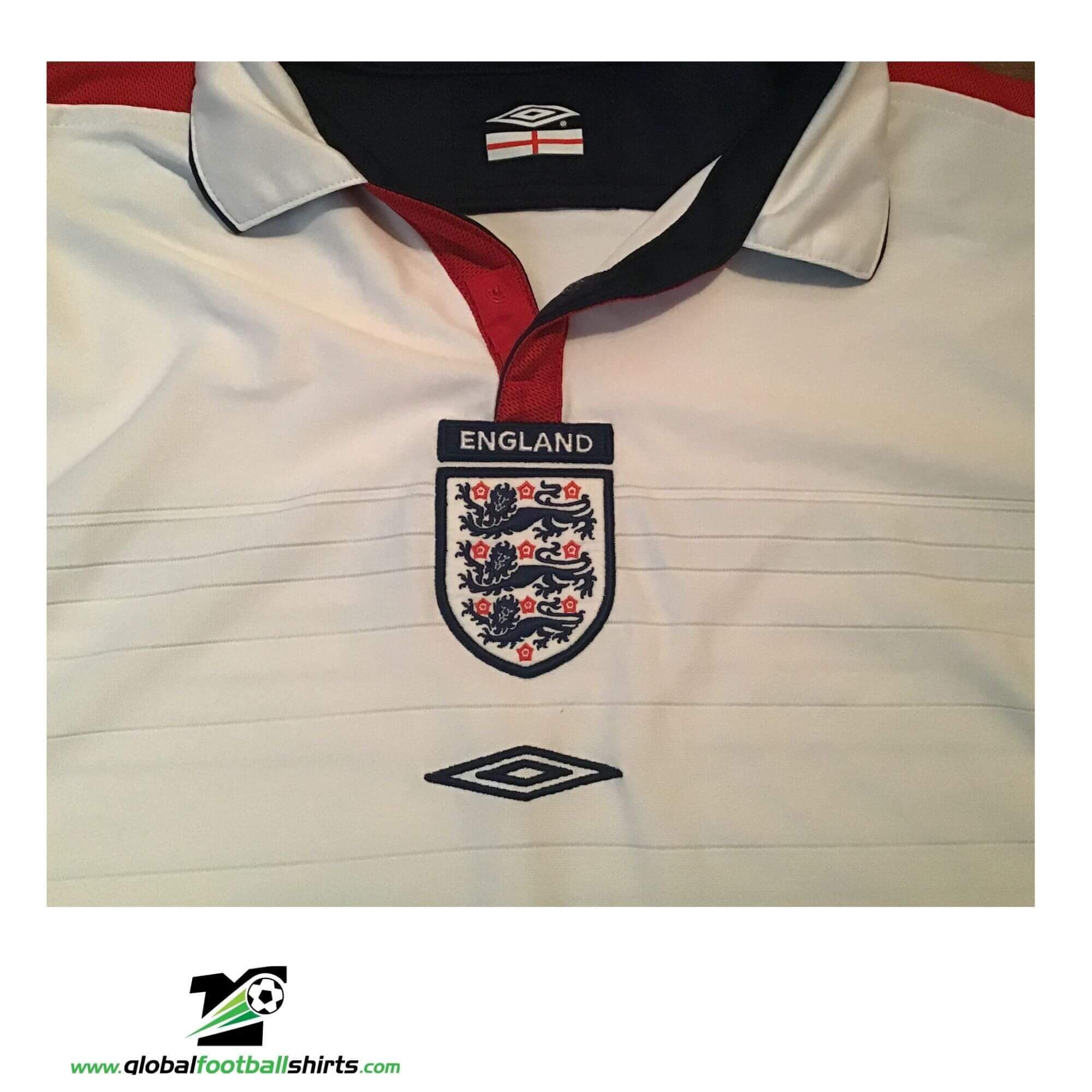Classic Football Shirts | 2003 England Vintage Old Soccer Heritage Jerseys