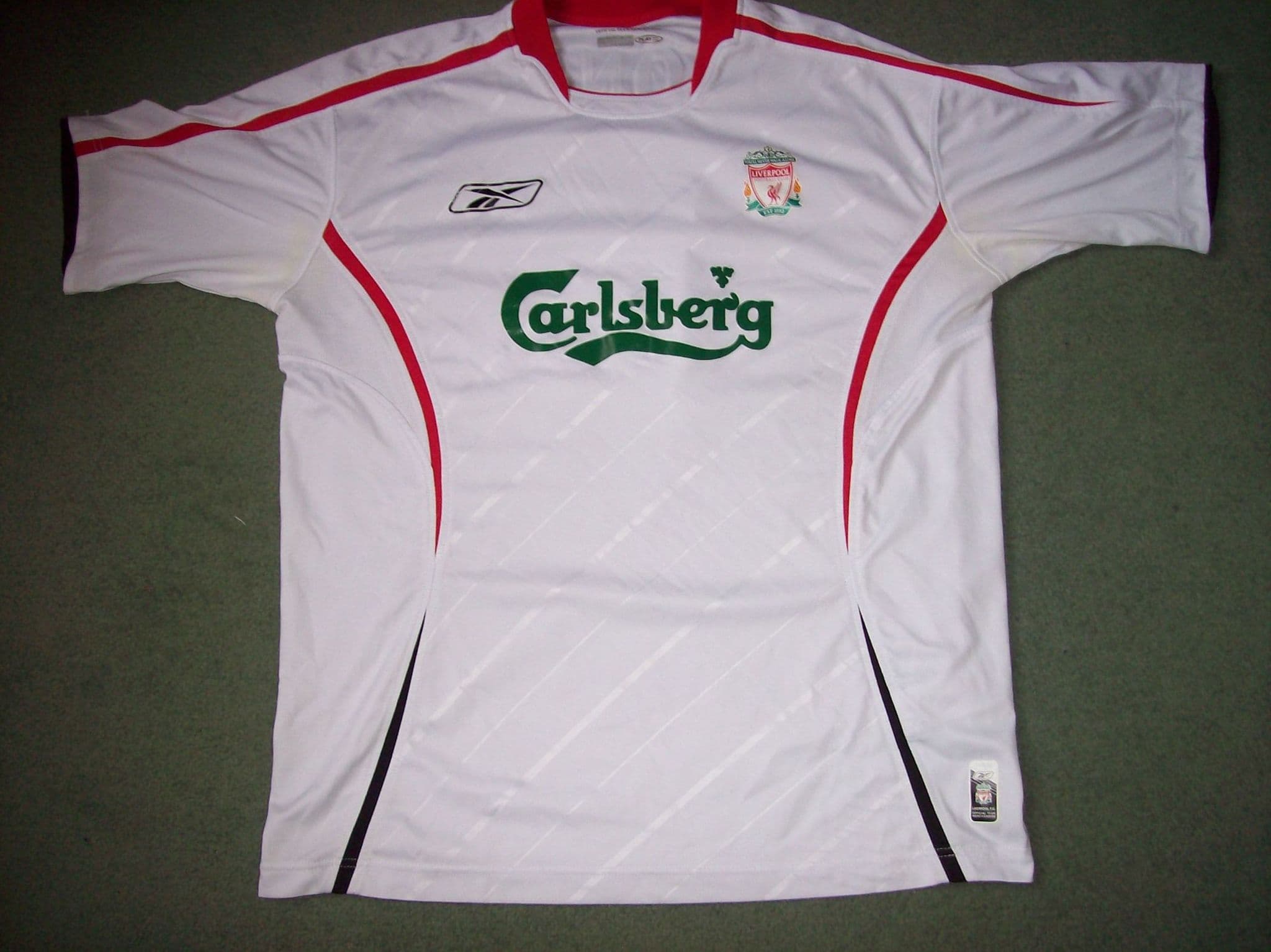 2005 2006 Liverpool Alonso Away Football Shirt Jersey Adults Large