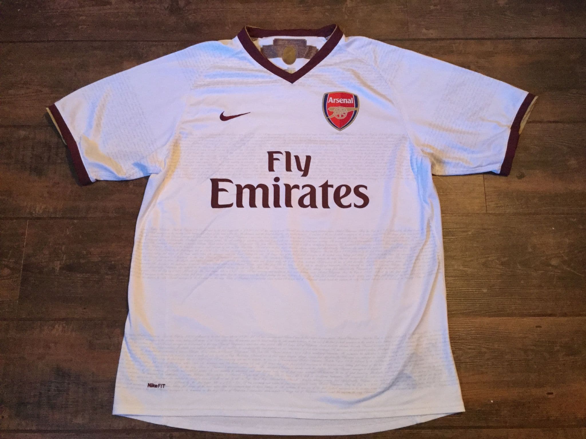 Classic Football Shirts | Old Vintage Soccer Jerseys 2007 2008 Arsenal