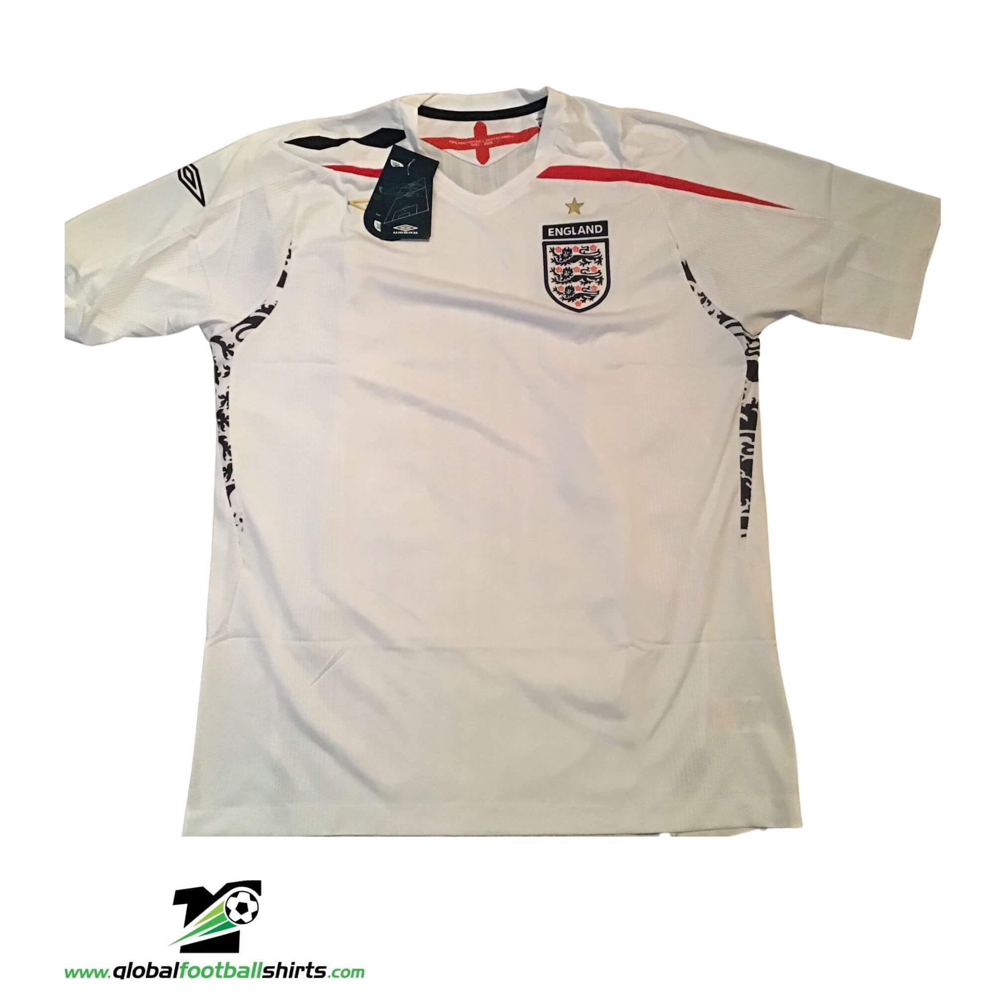 Classic Football Shirts | 2008 England Vintage Old Soccer Jerseys