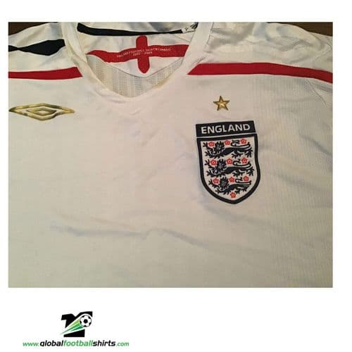 Classic Football Shirts | 2008 England Vintage Old Soccer Jerseys