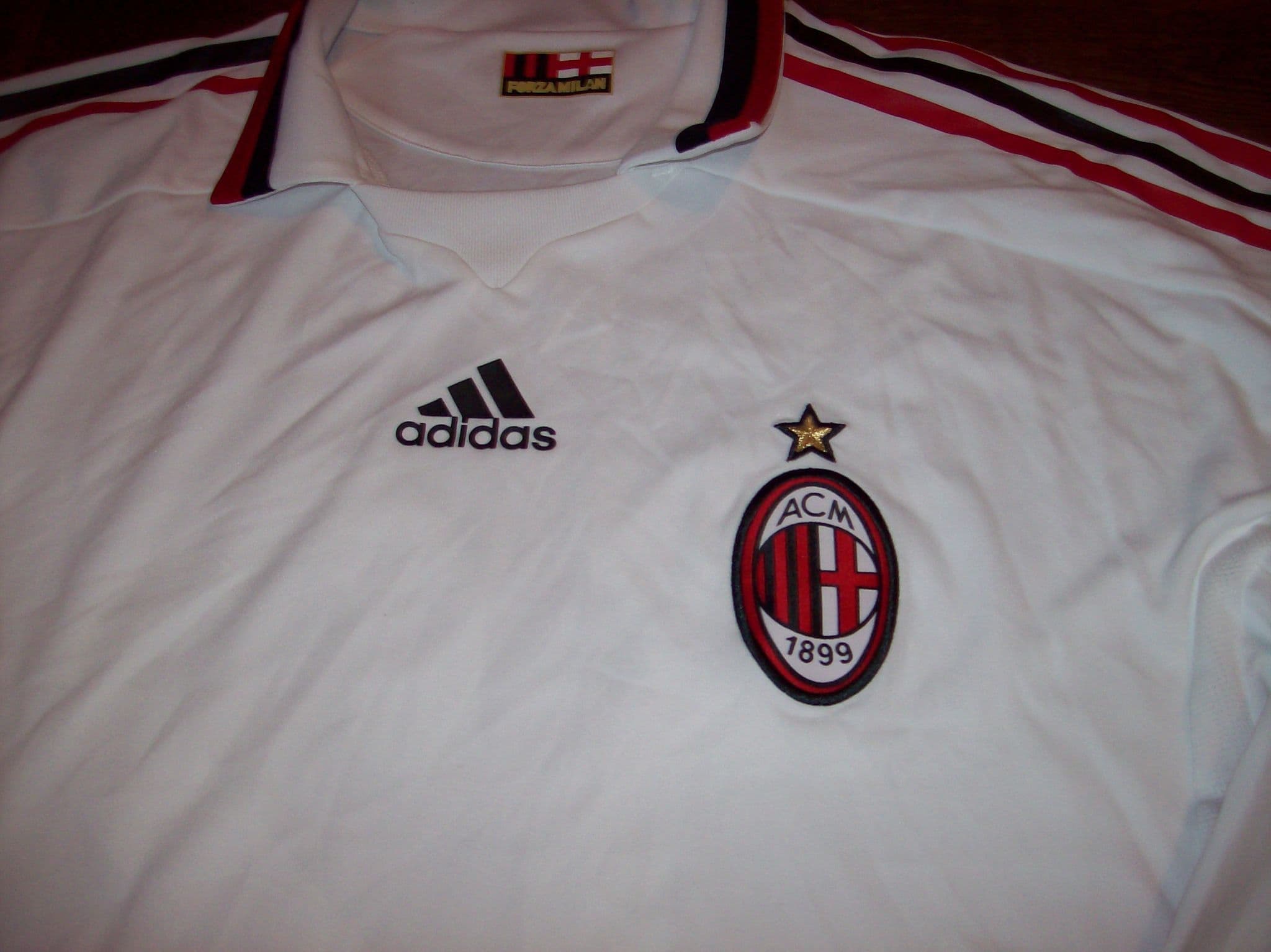 Global Classic Football Shirts | 2009 AC Milan Beckham Vintage Old ...